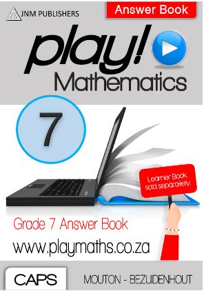 Play! Mathematics Grade 7 Answer Book 9781928432166 - EDUWIZ
