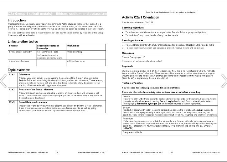 Collin - Edexcel International GCSE (9-1) Chemistry Teacher Pack - EDUWIZ