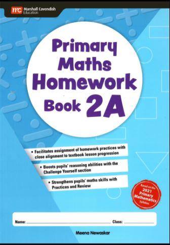 MCE Primary Maths Homework Book 2A - EDUWIZ